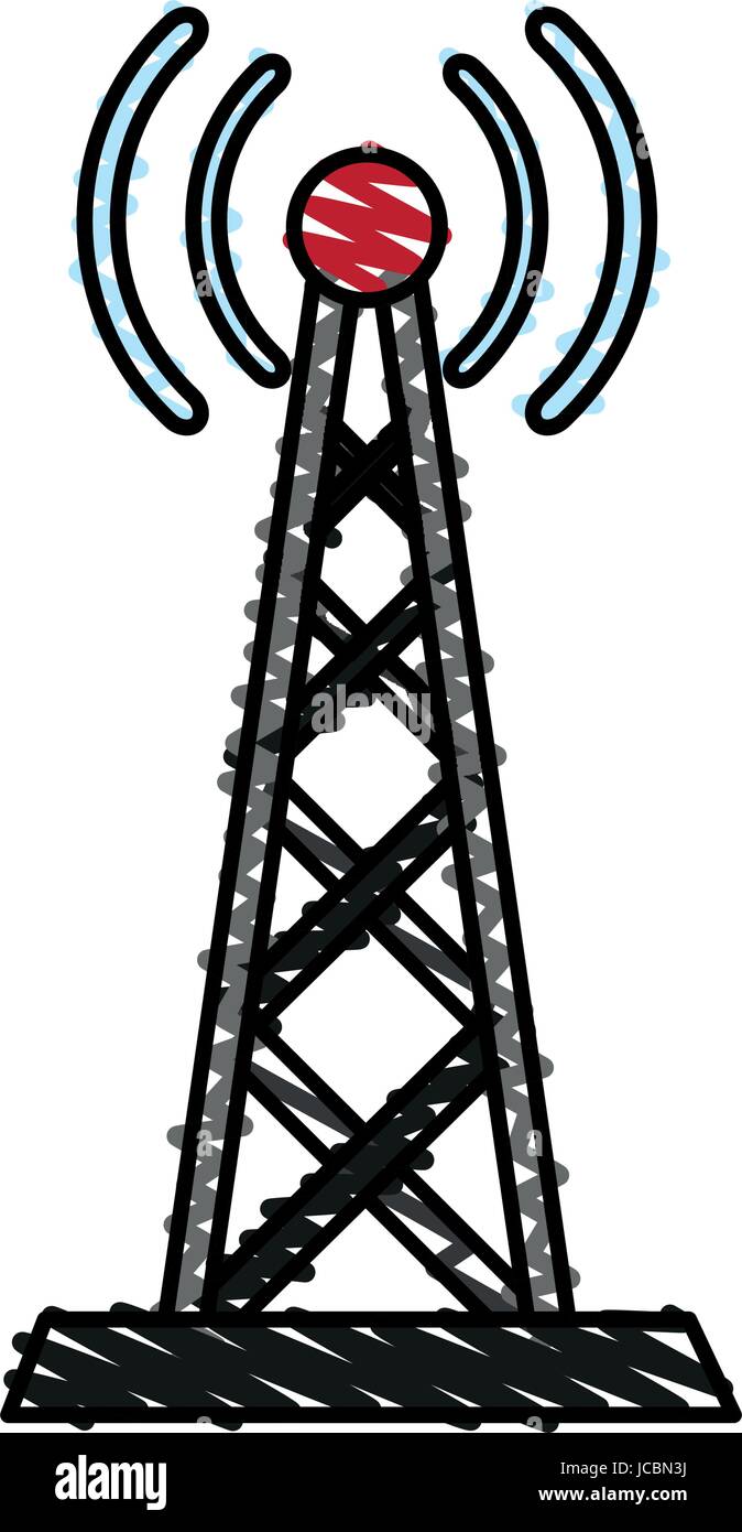 Electronic signal antenna Stock Vector Image & Art - Alamy