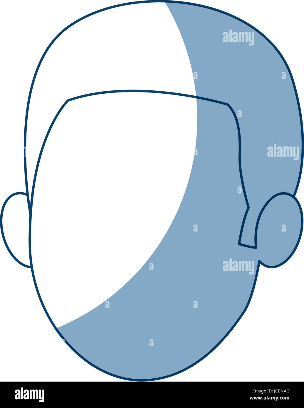 profile man male cartoon faceless image Stock Vector Image & Art - Alamy