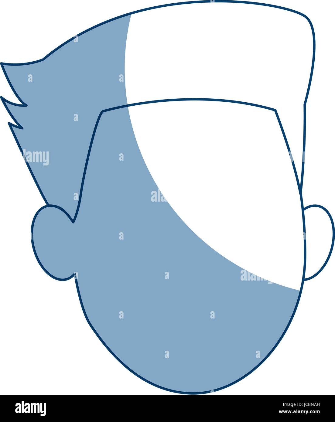 profile man male cartoon faceless image Stock Vector Image & Art - Alamy