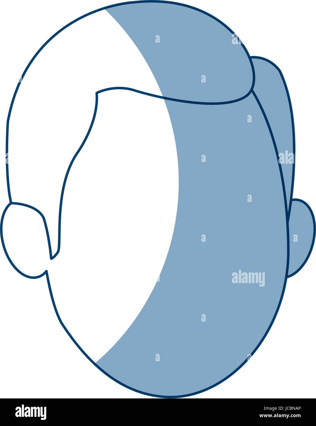 profile man male cartoon faceless image Stock Vector Image & Art - Alamy