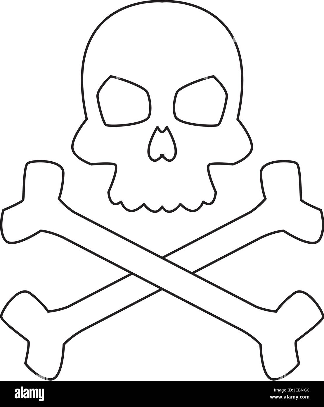 computer virus concept attack detected skull Stock Vector Image & Art ...