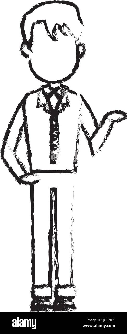 pictogram young man standing avatar design Stock Vector Image & Art - Alamy