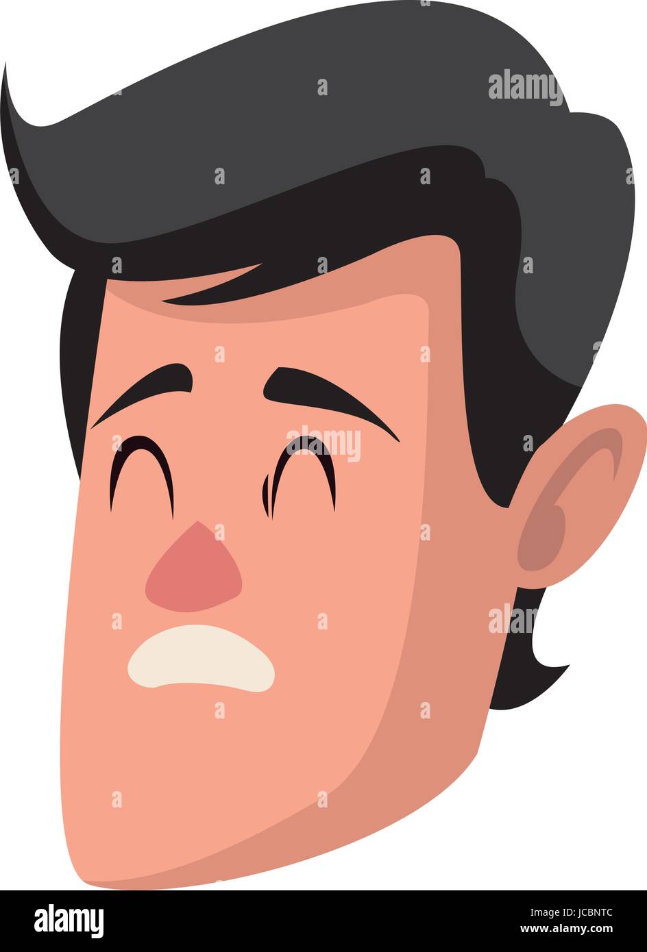 man face character people flat design Stock Vector Image & Art - Alamy