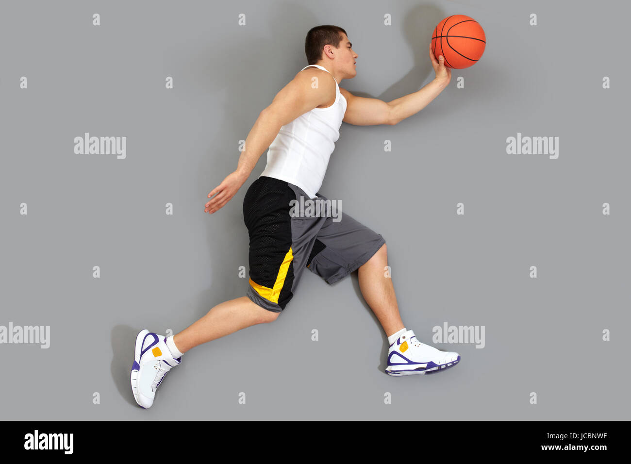 Guy passing the ball, the above view Stock Photo - Alamy