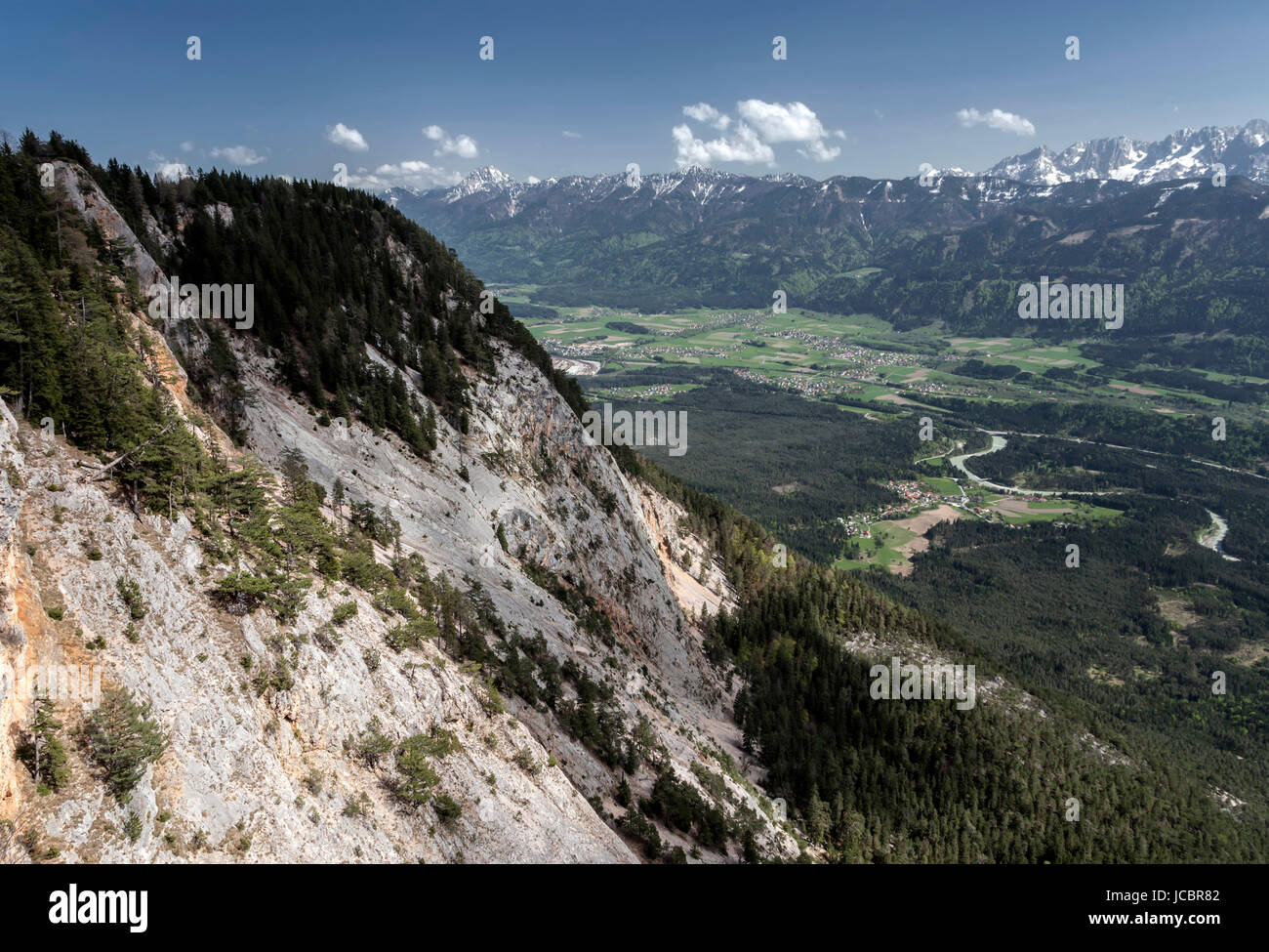 view of the gailtal Stock Photo - Alamy