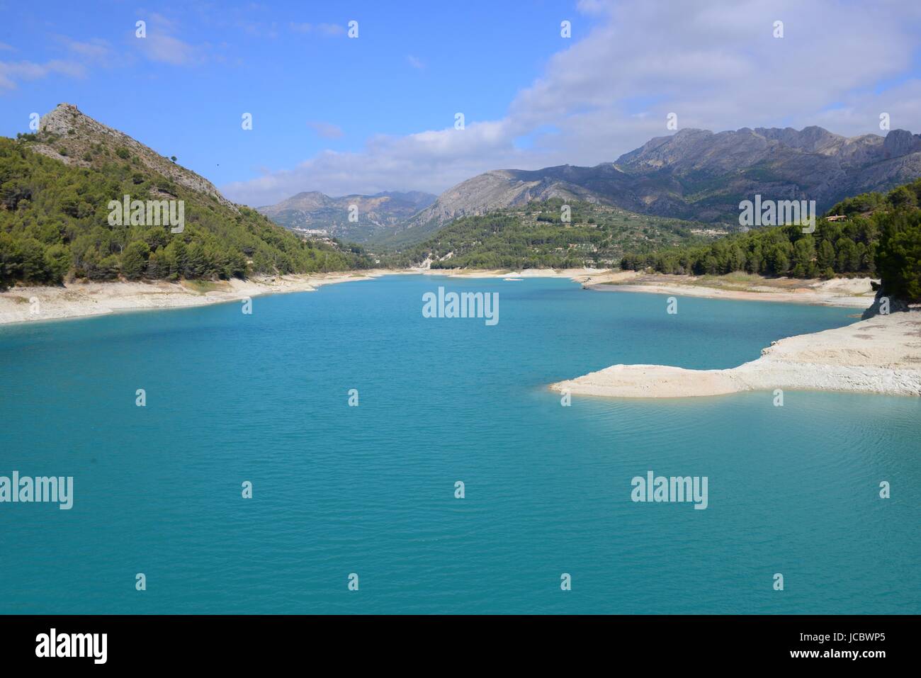 artificial lake dam Stock Photo - Alamy