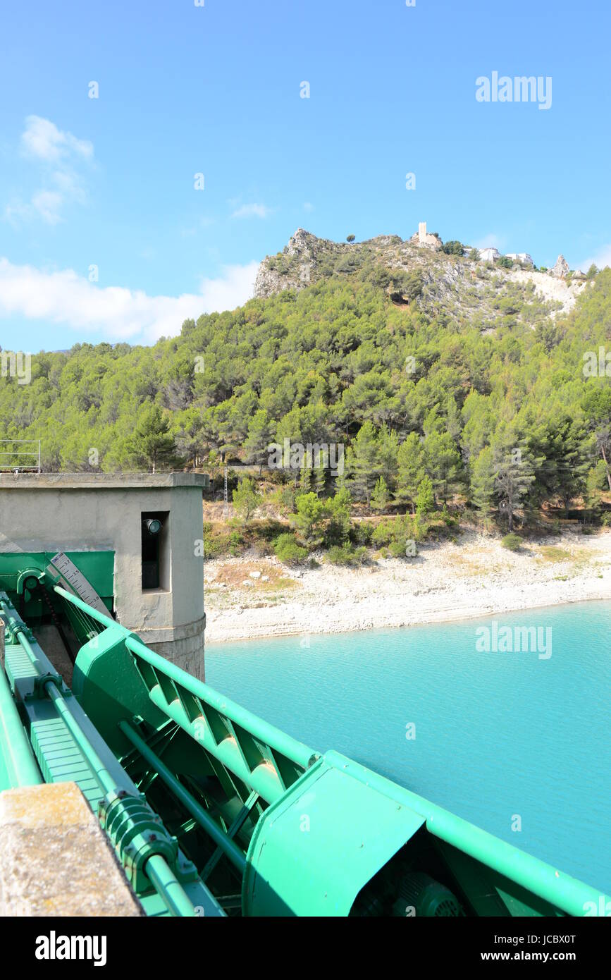 artificial lake dam Stock Photo - Alamy