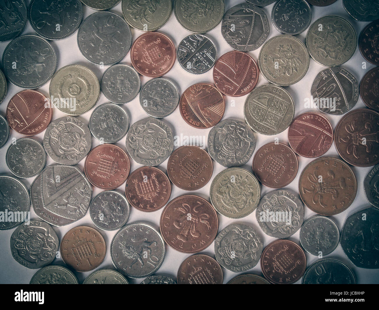 Retro money british pounds hi-res stock photography and images - Alamy