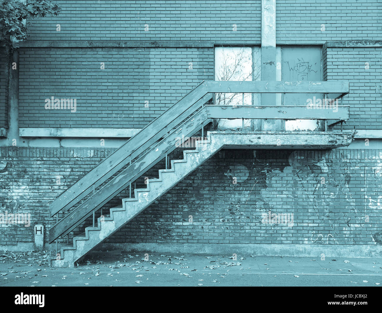 Detail of vintage industrial architecture in abandoned building - cool ...