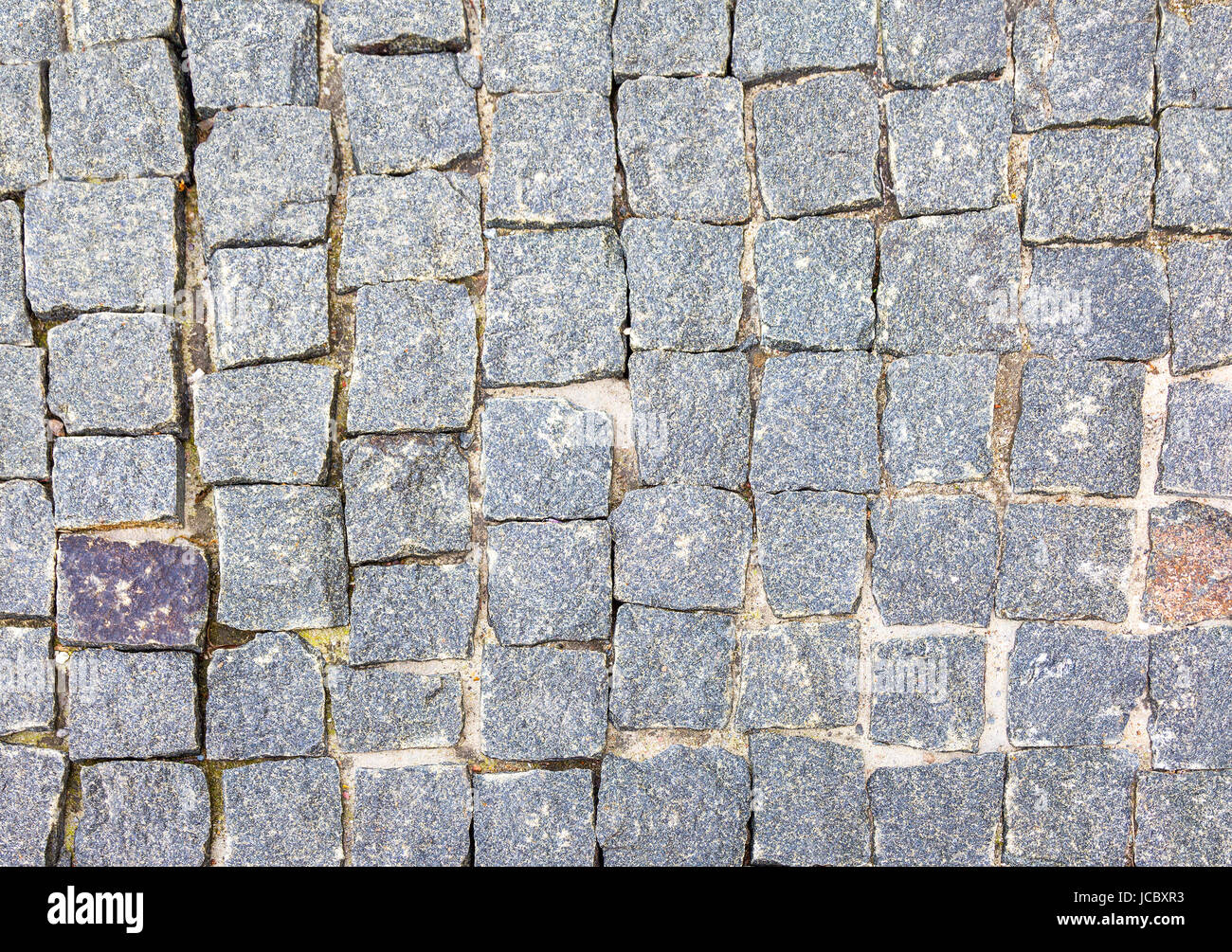 Texture of cobblestone road close-up Stock Photo - Alamy