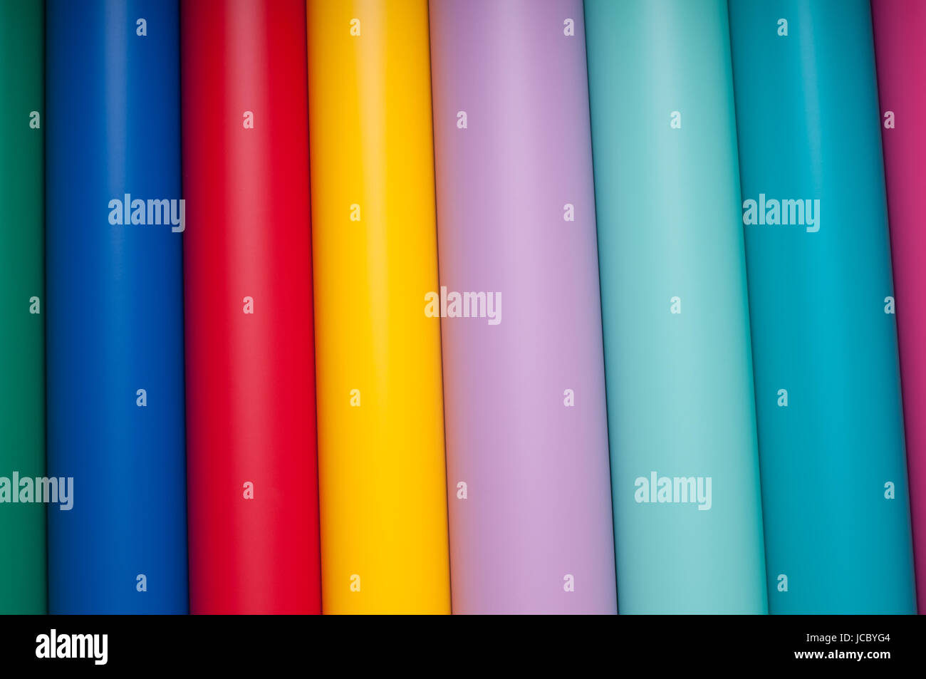 Colorful plastic film background in a row Stock Photo - Alamy