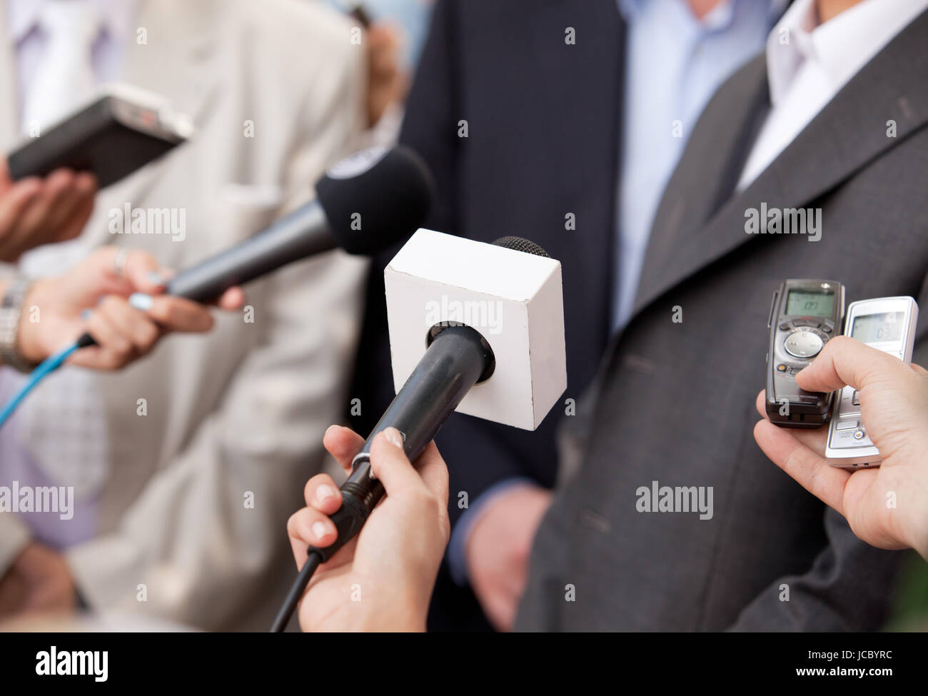 Interview audio recording dictaphone hi-res stock photography and ...