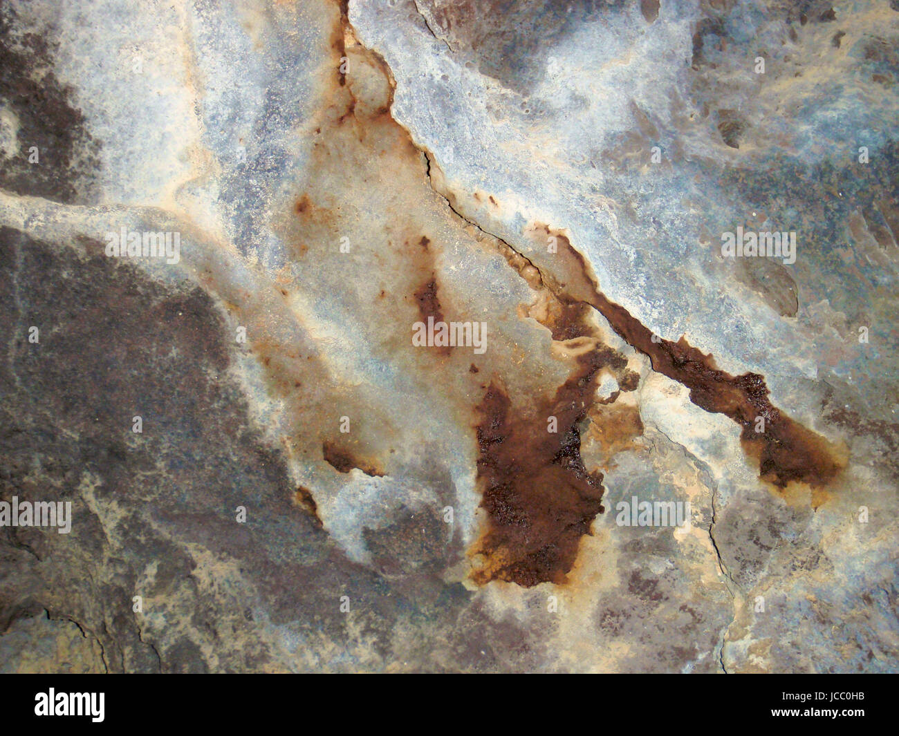 Earthy Minerals Seeping Stock Photo - Alamy