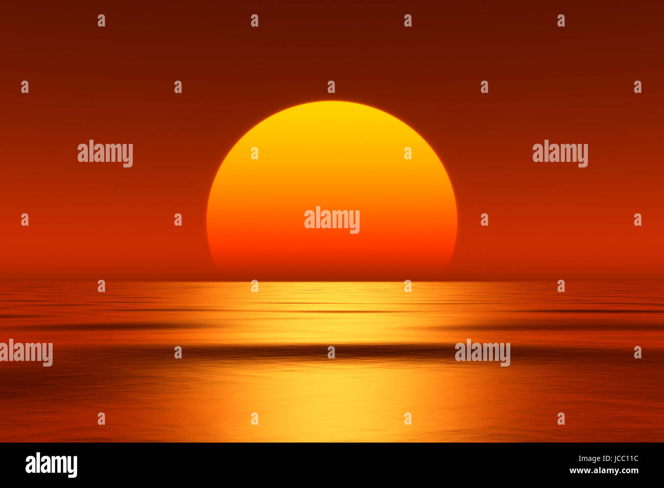 An image of a beautiful golden sunset Stock Photo - Alamy
