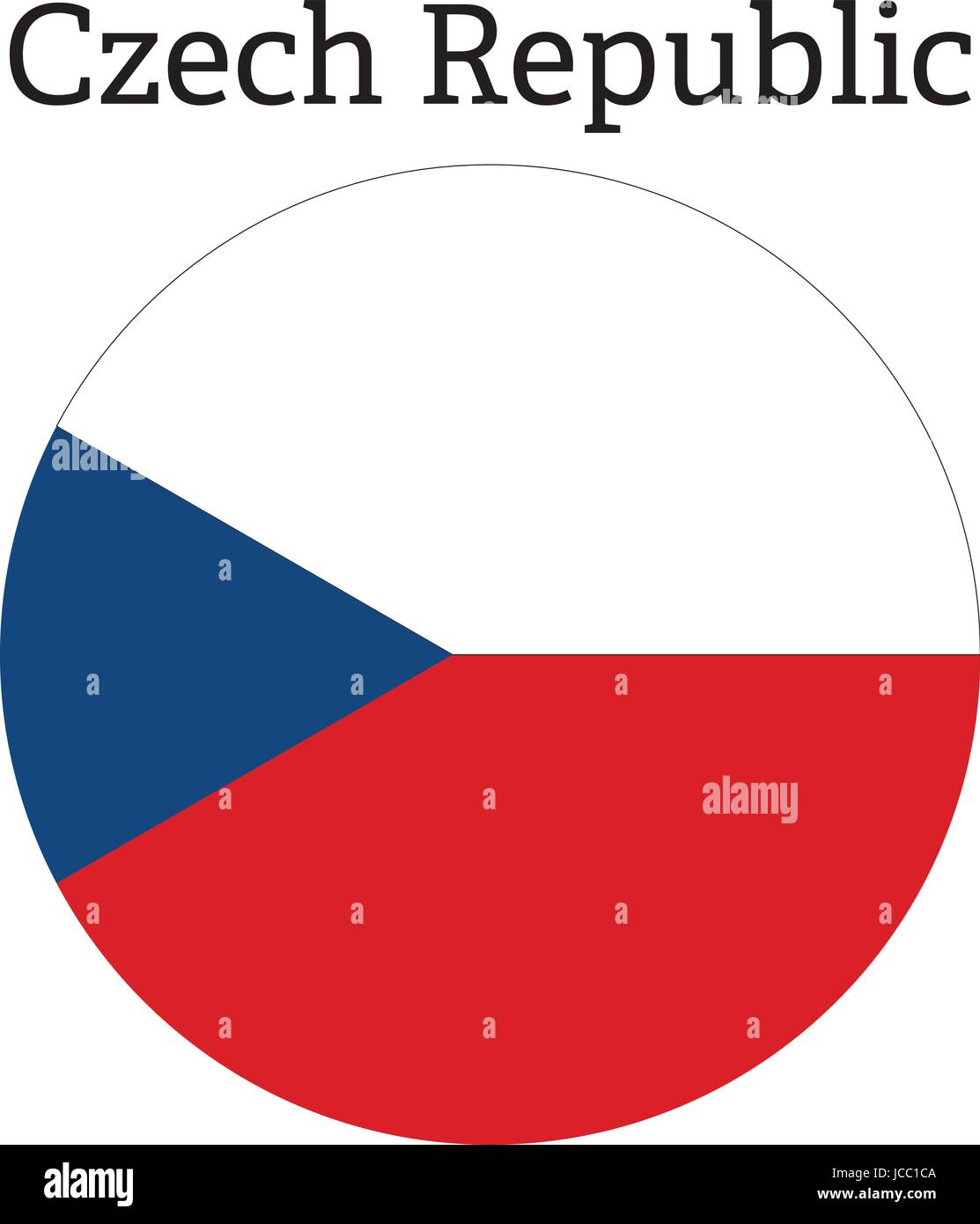 Flag of Czech Republic as round glossy icon. Button with Czech flag ...