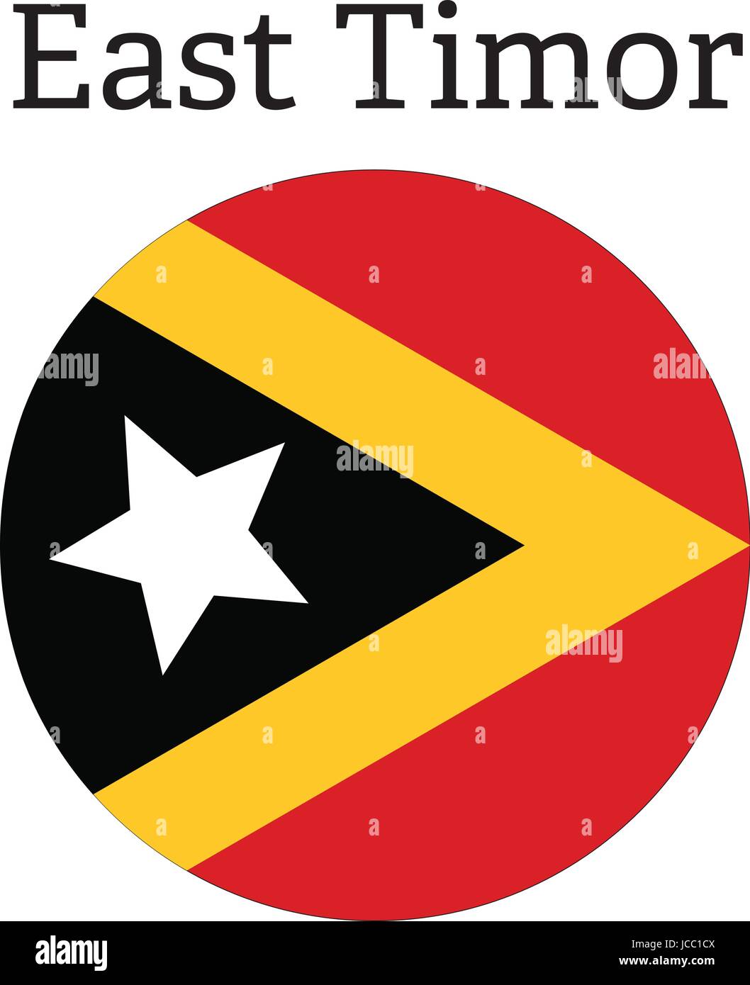 East timor flag Stock Vector Images - Alamy