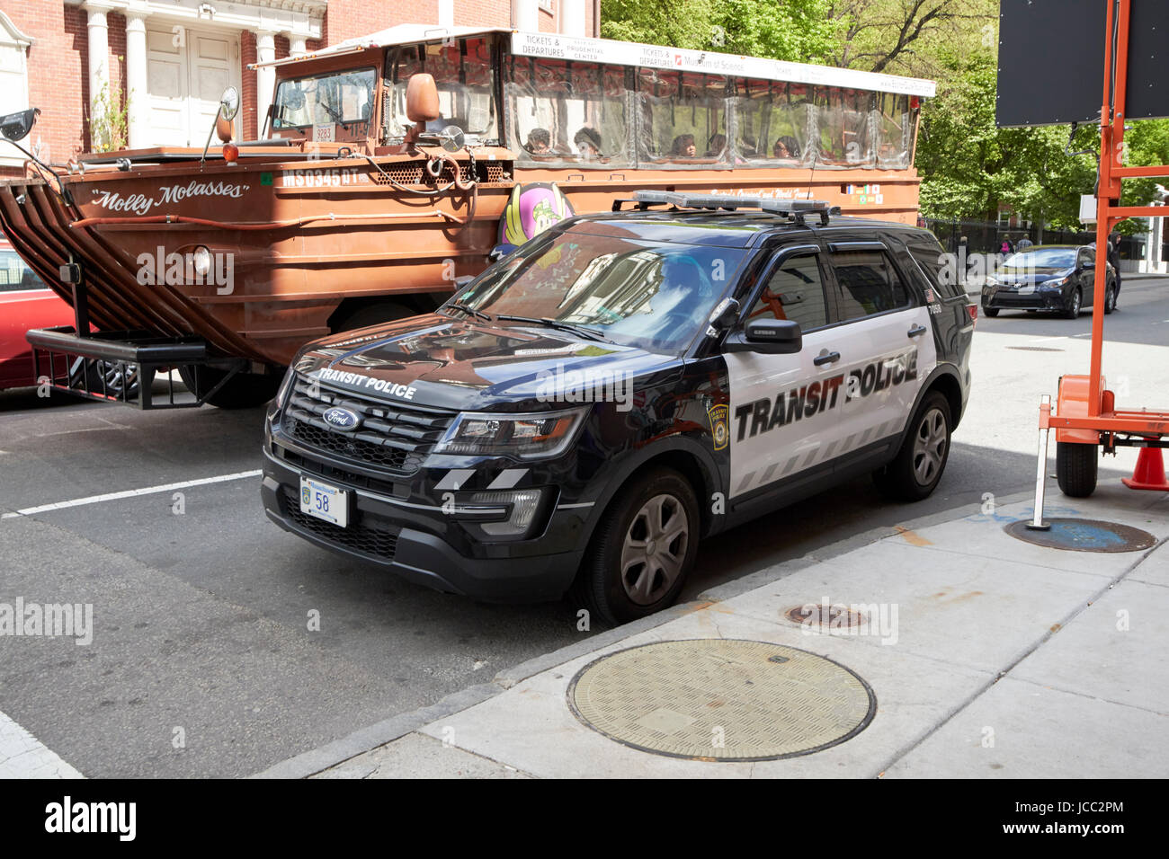 boston transit police ford interceptor suv patrol vehicle Boston USA ...