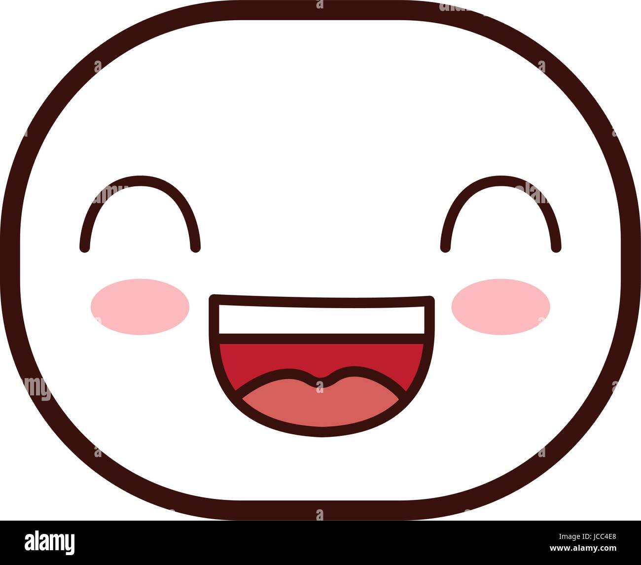 kawaii cartoon face Stock Vector Image & Art - Alamy