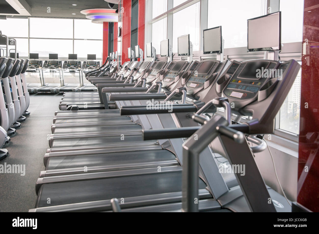 View of health club Stock Photo - Alamy