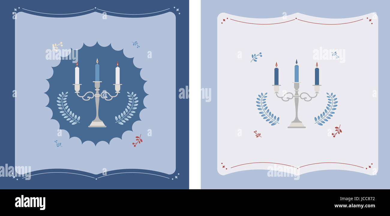 Pastel blue invitation cards Stock Photo - Alamy