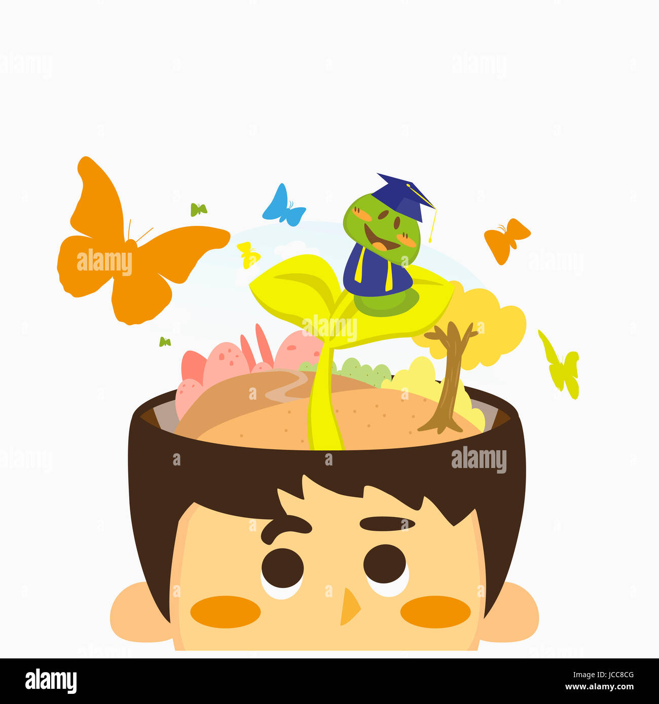 Illustration representing imagination Stock Photo - Alamy