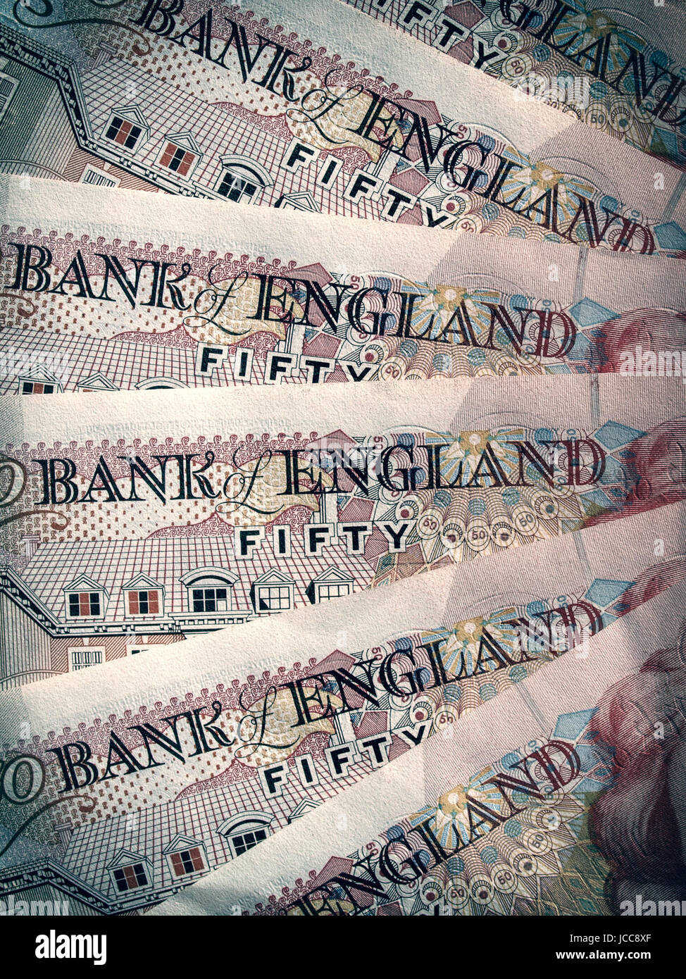 Vintage looking Detail of British Pounds banknotes money Stock Photo ...