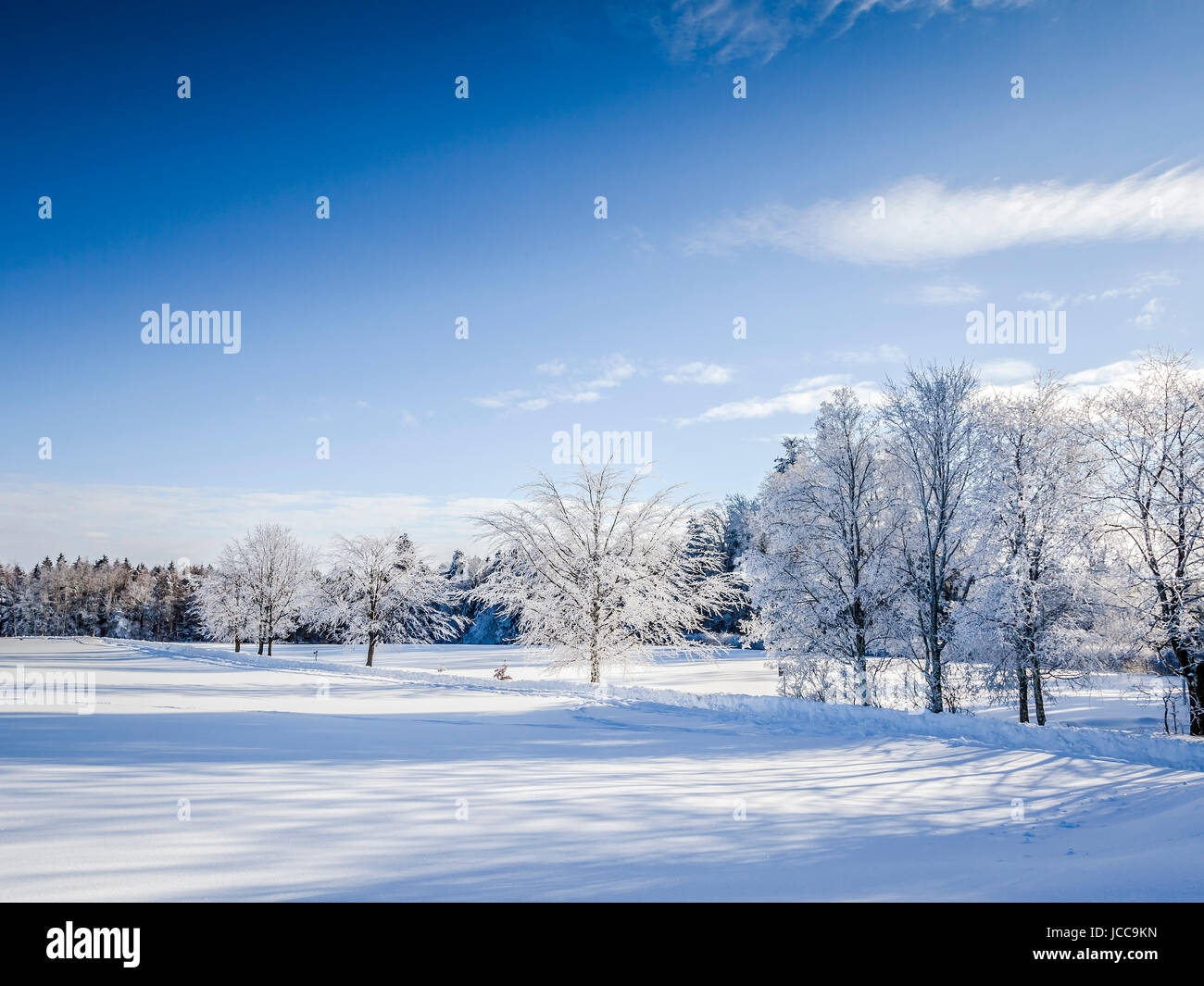 An image of a nice winter scenery Stock Photo - Alamy