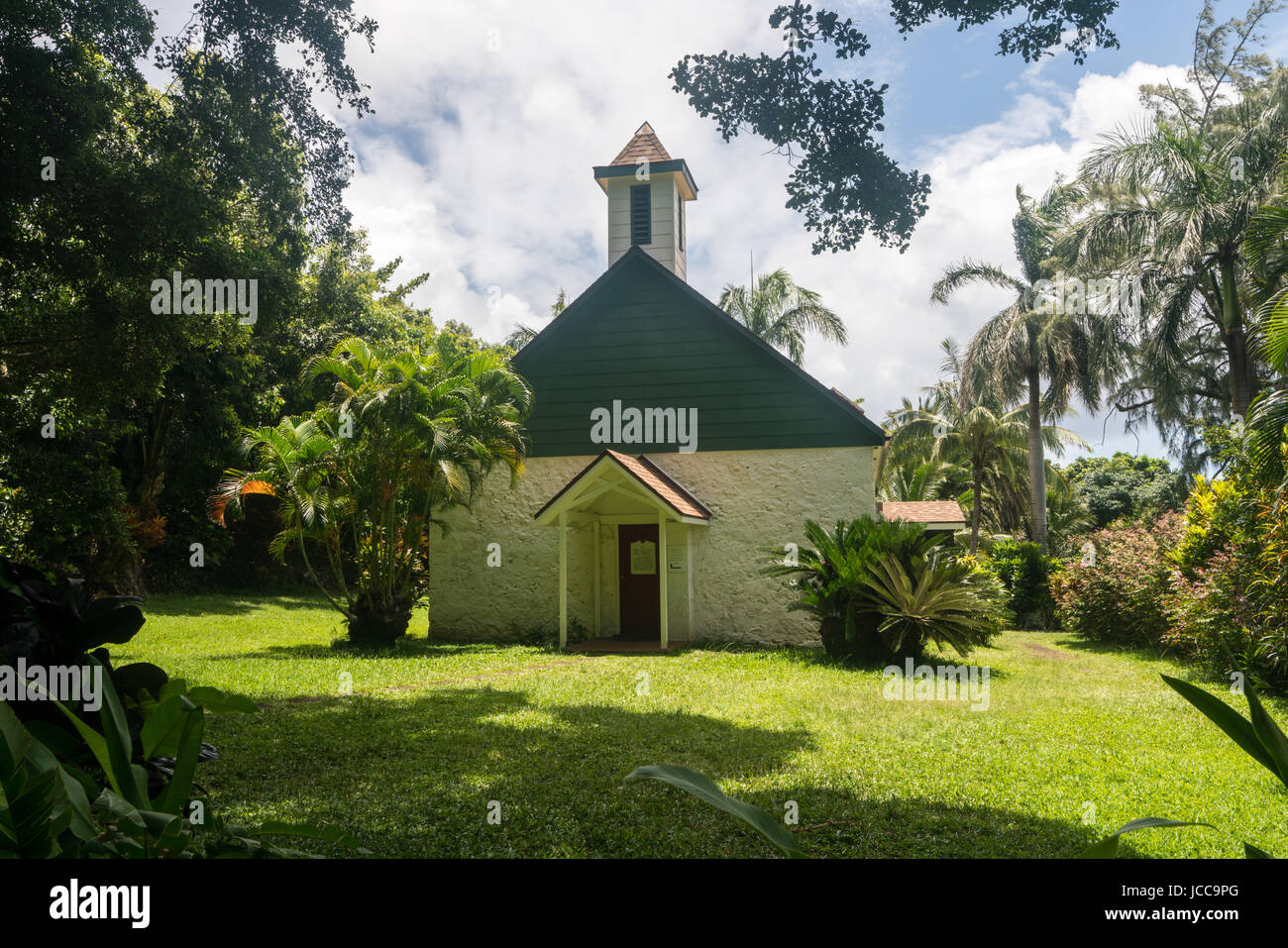 Palapala Ho'omau Church near Hana in Maui Stock Photo - Alamy
