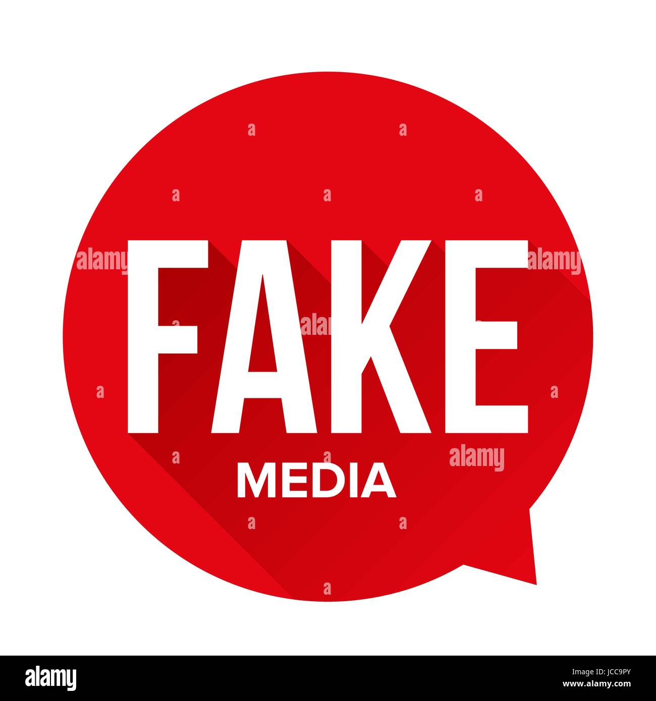 Fake Media Warning sign speech bubble Stock Vector Image & Art - Alamy