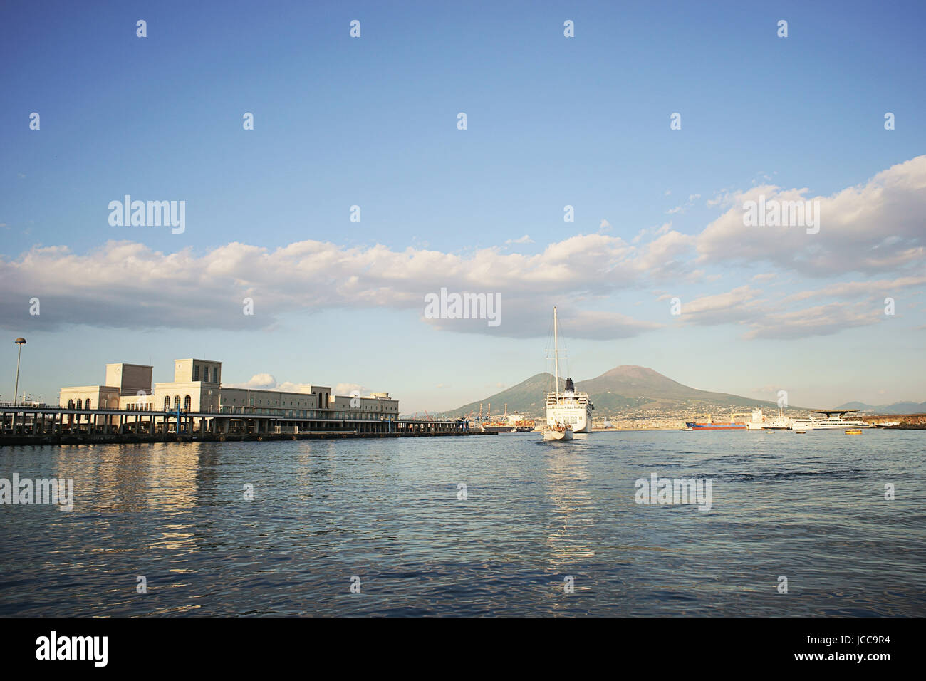 Port of Naples, Italy Stock Photo - Alamy