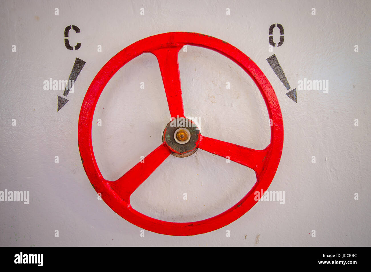 SOUTH ISLAND, NEW ZEALAND- MAY 25, 2017: Red water vapor boat key to ...