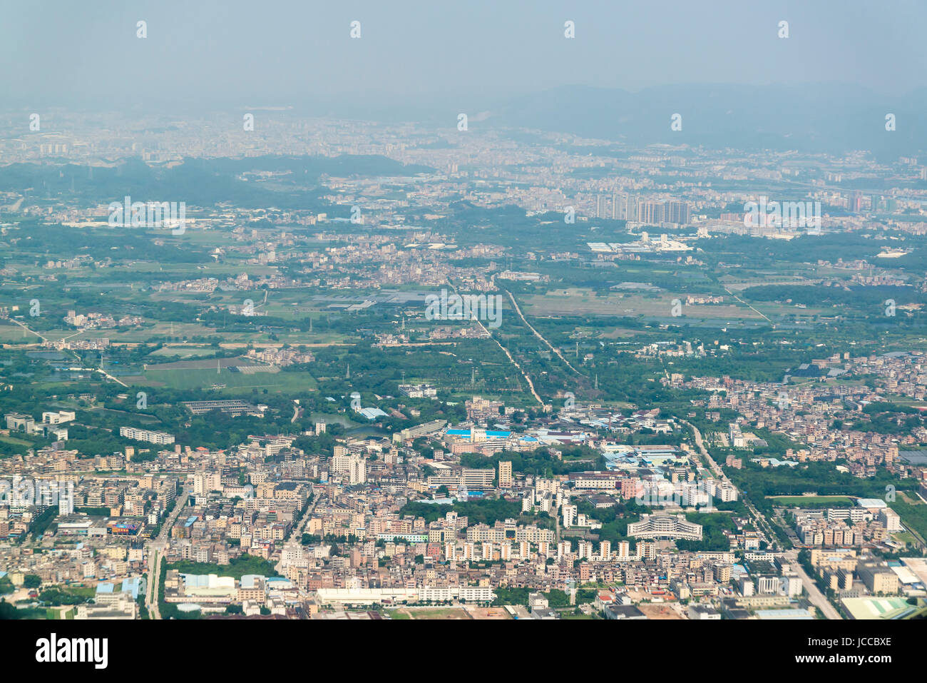 Aerial view of Guangzhou, Guangdong Province, China Stock Photo - Alamy