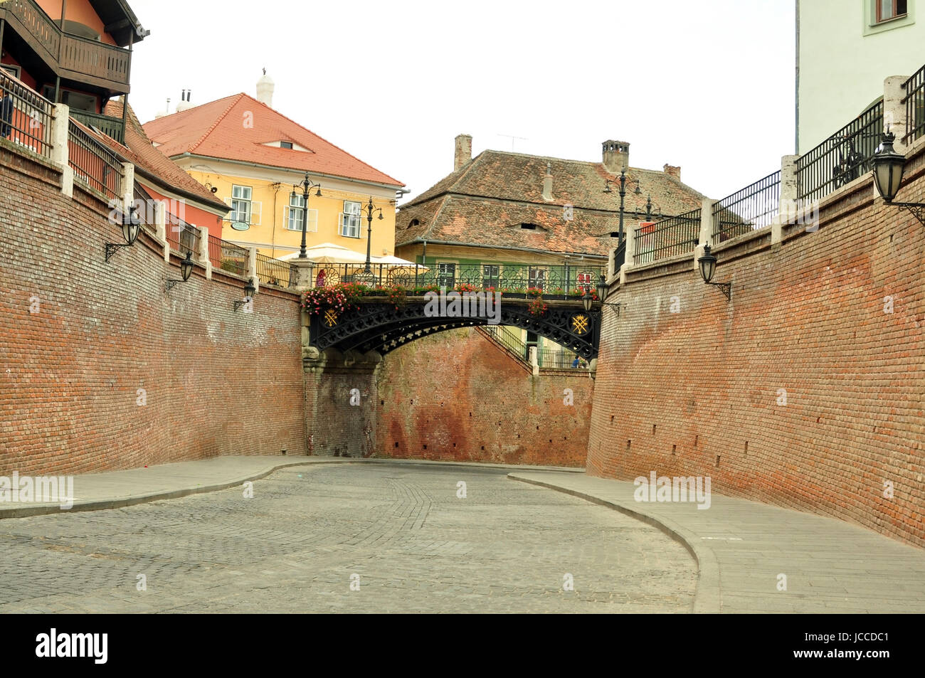 bridge of lies sibiu city romania famous landmark Stock Photo - Alamy