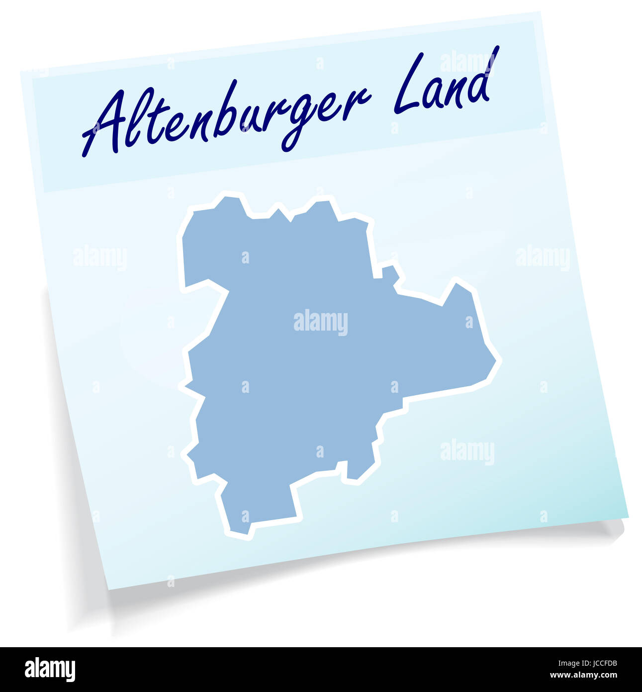 map of altenburger land Stock Photo - Alamy