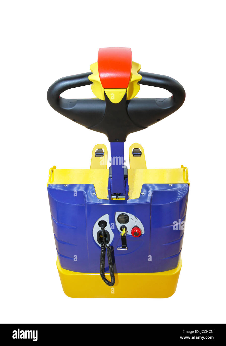 Compact pallet stacker isolated included clipping path Stock Photo - Alamy