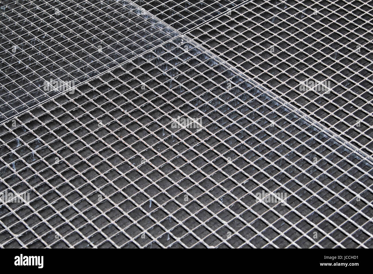 Light duty stainless steel industrial floor grating Stock Photo - Alamy