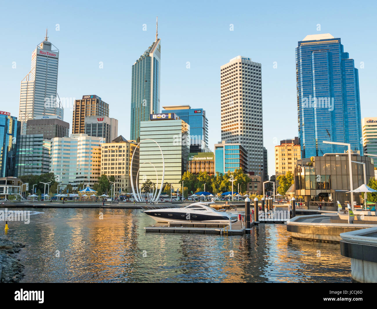 PERTH, AUSTRALIA – MARCH 19, 2017: Elizabeth Quay is a mixed-use ...