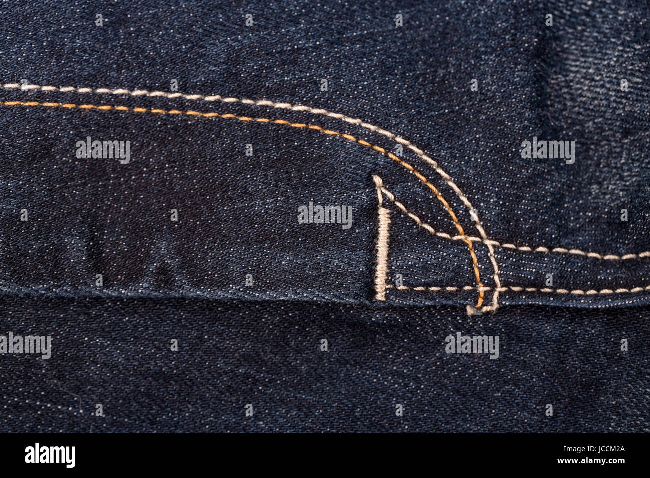 Blue Jeans texture background with seam sewing Stock Photo - Alamy