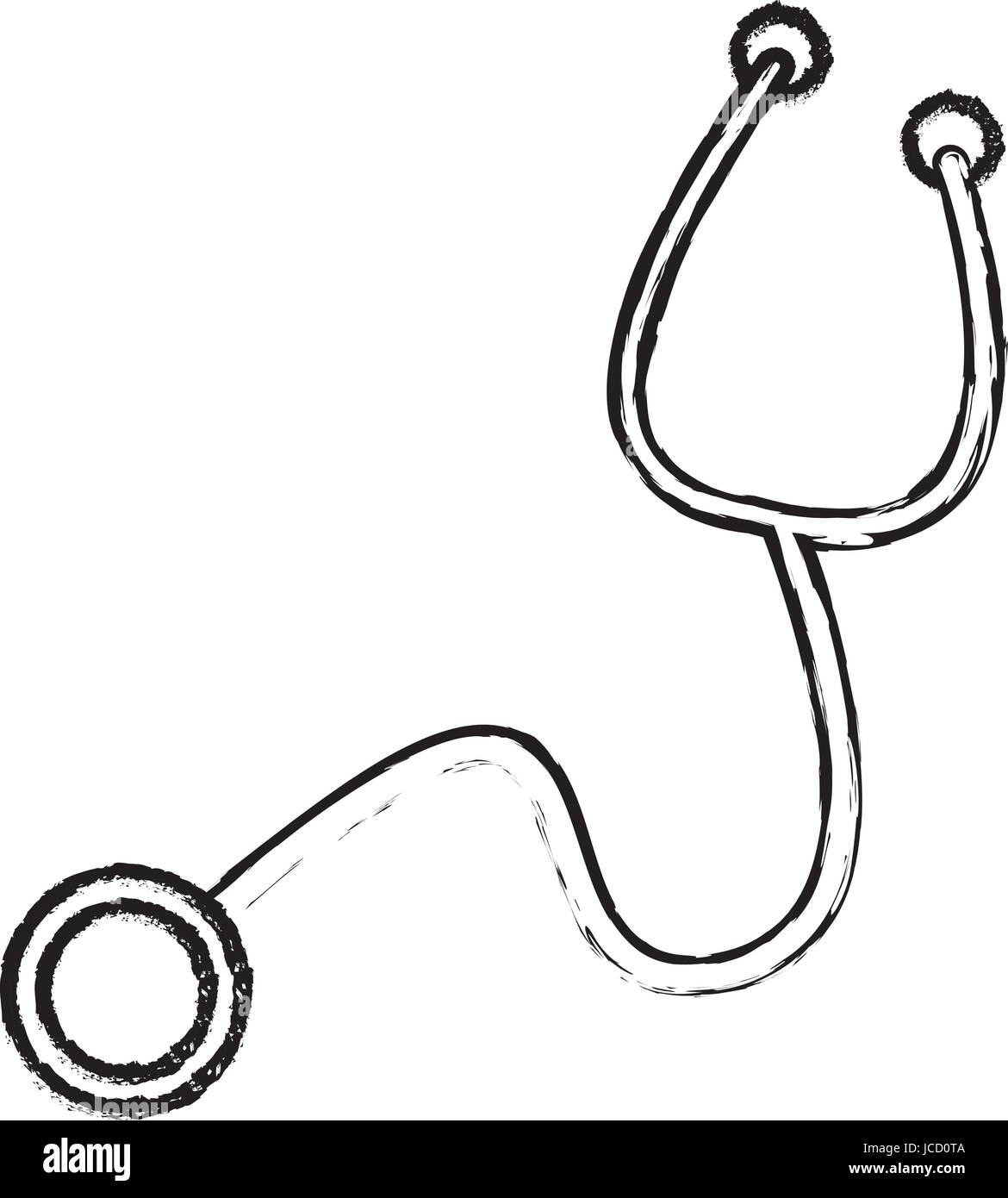 sketch stethoscope medical equipment pulse Stock Vector Image & Art - Alamy