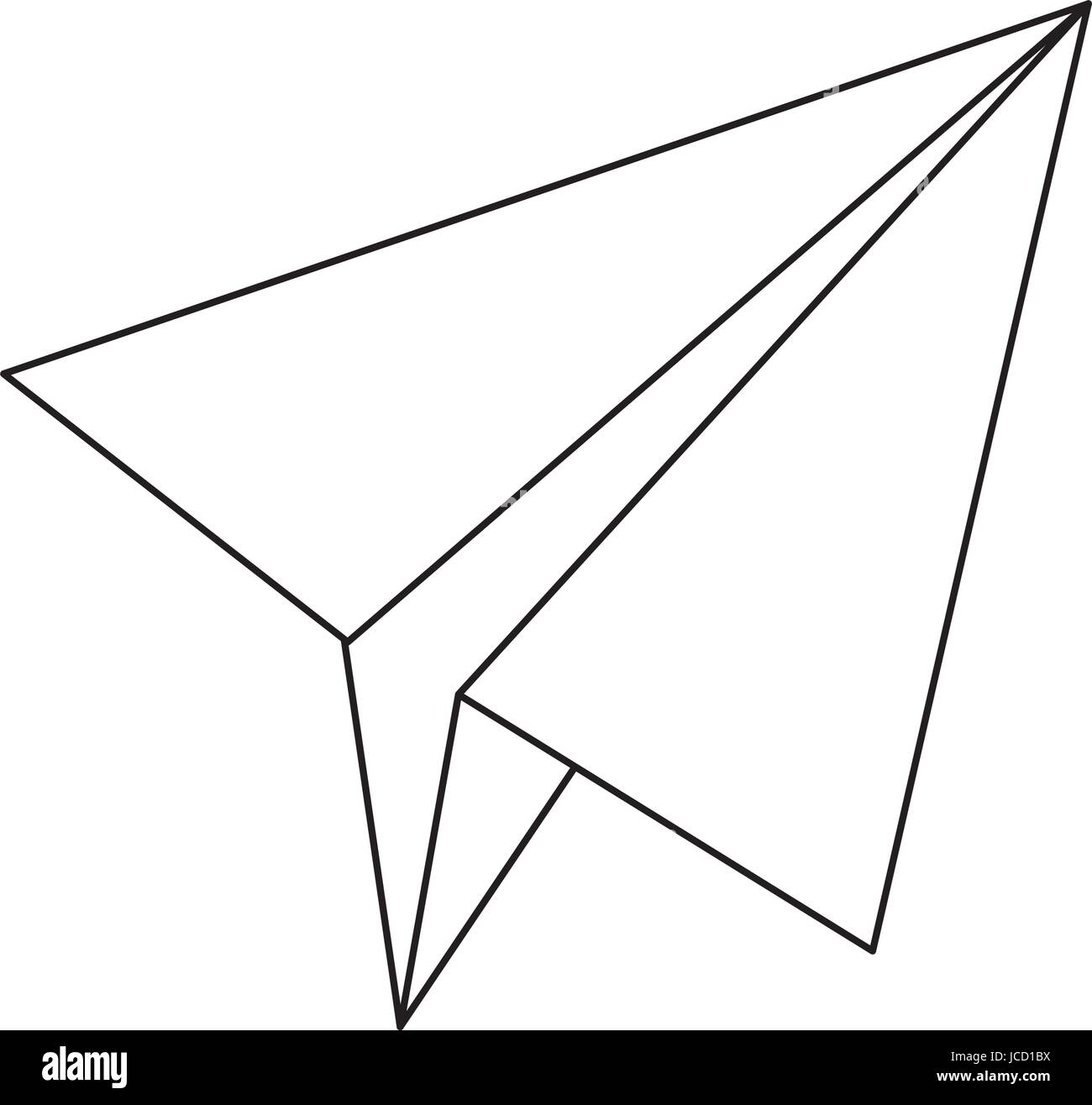 paper airplane business success motivation image Stock Vector Image ...