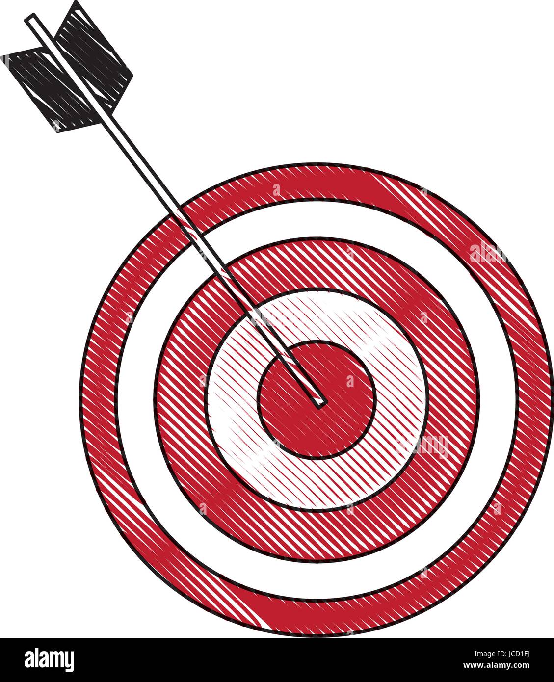 target arrow marketing business successful design Stock Vector Image ...