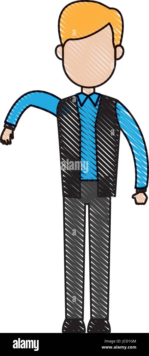 standing man business character professional Stock Vector Image & Art ...