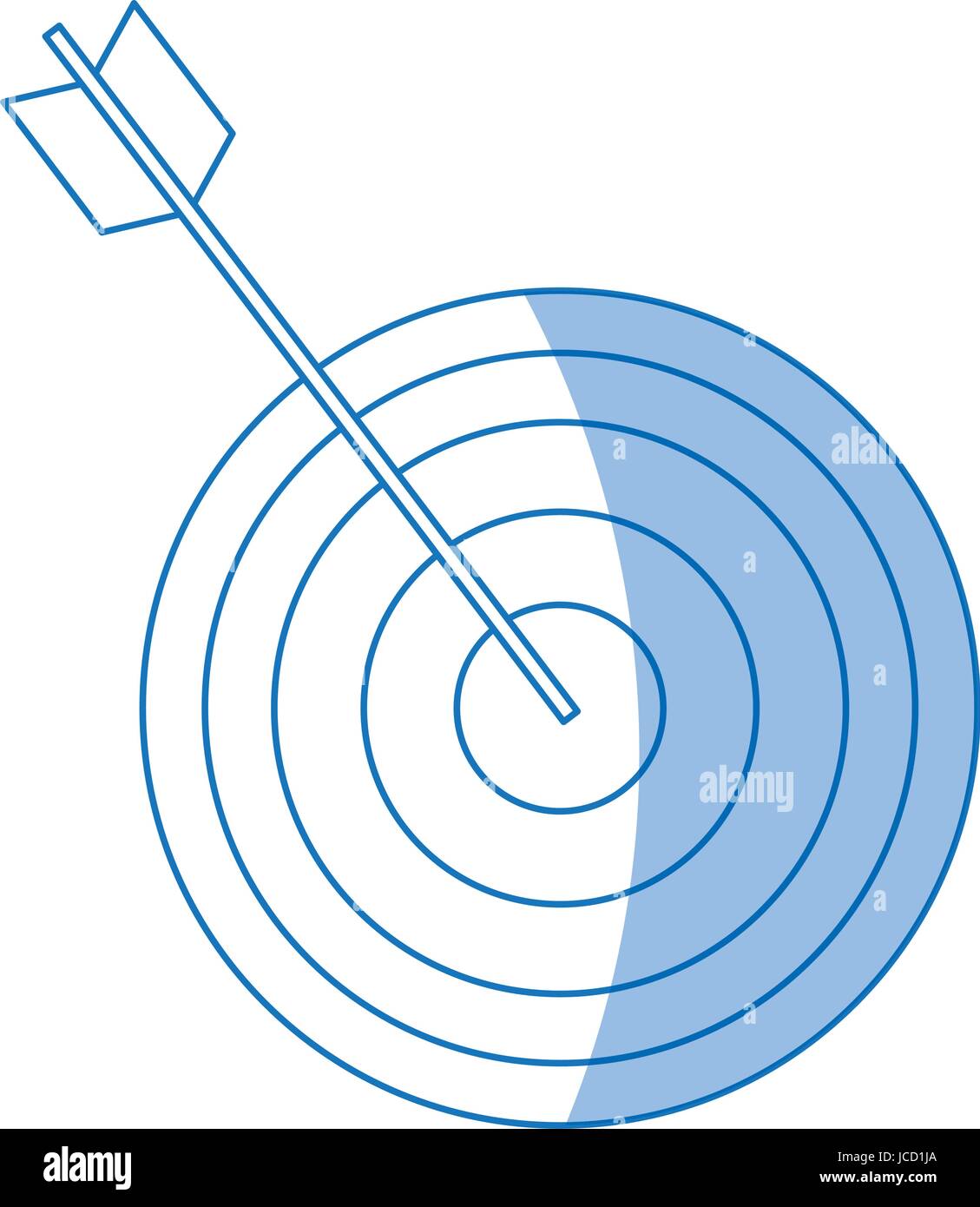 target arrow marketing business successful design Stock Vector Image ...