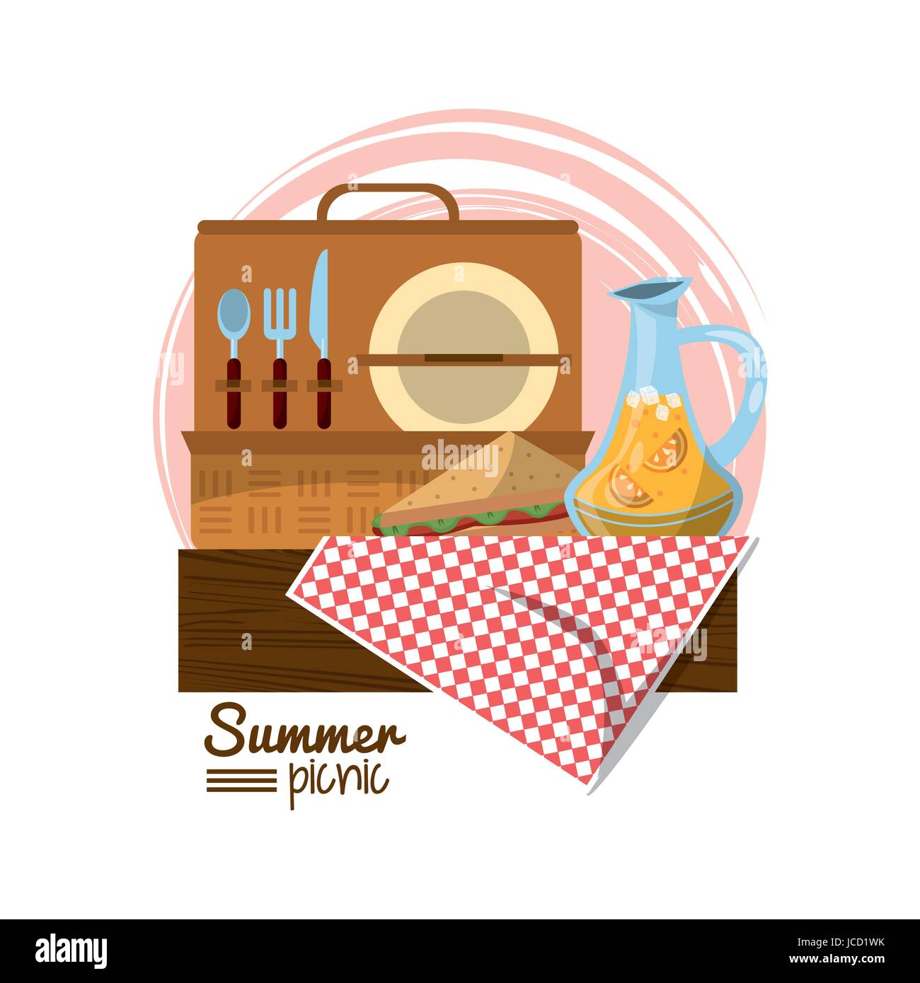 Picnic table logo Stock Vector Images - Alamy