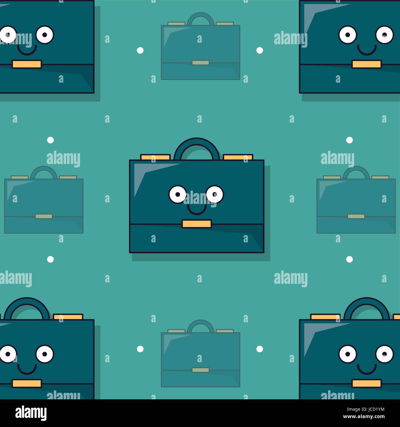 colorful background with pattern of animated executive briefcase Stock ...