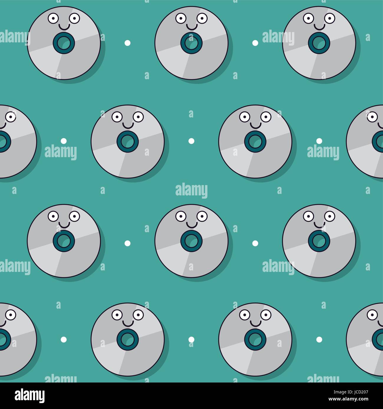 colorful background with pattern of animated compact disc Stock Vector ...