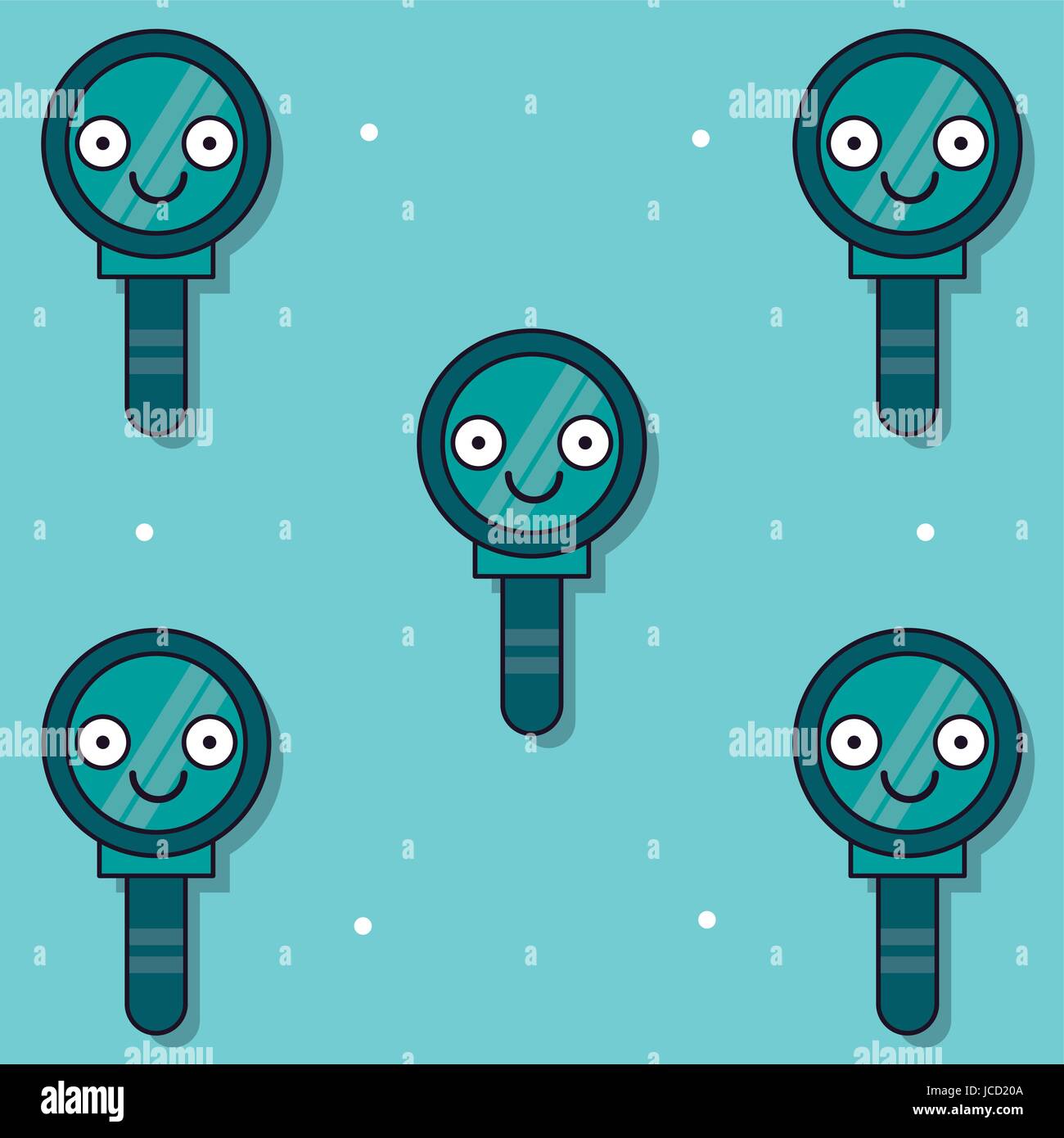 colorful background with pattern of animated key Stock Vector Image ...