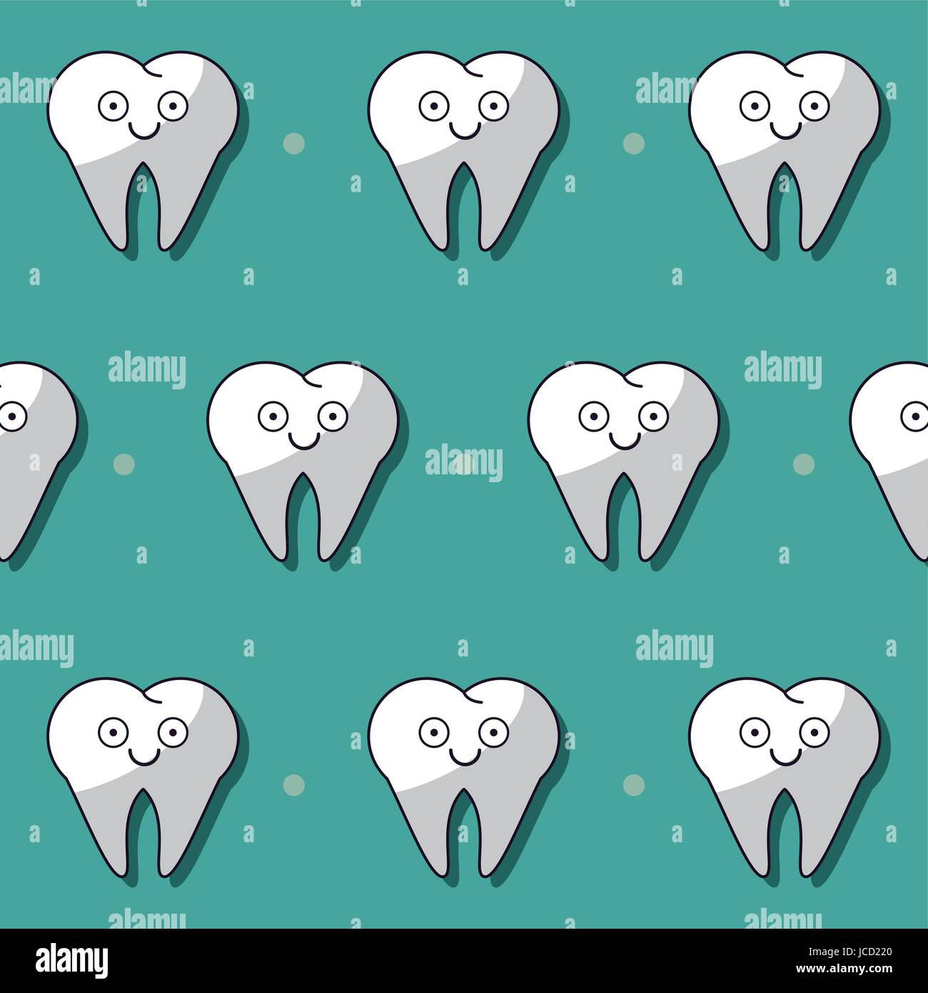 colorful background with pattern of teeth animated Stock Vector Image ...