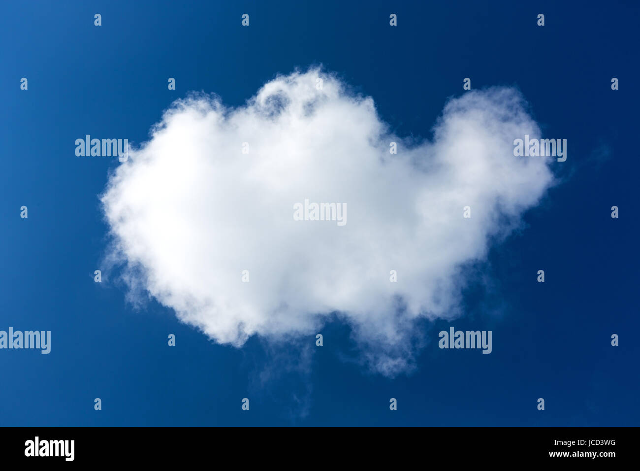 Single cloud on blue sky Stock Photo - Alamy