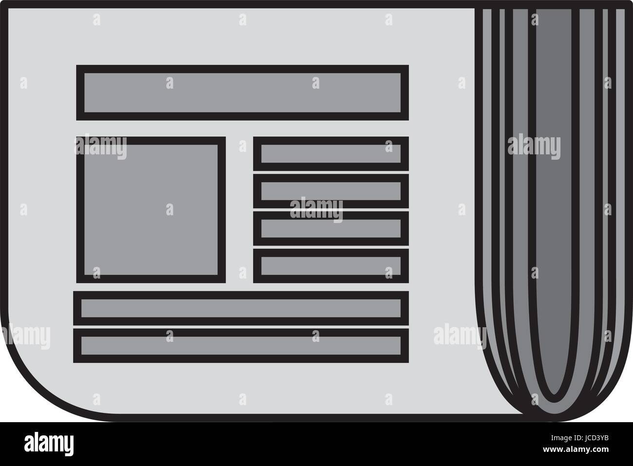 newspaper with important medium information Stock Vector Image & Art ...